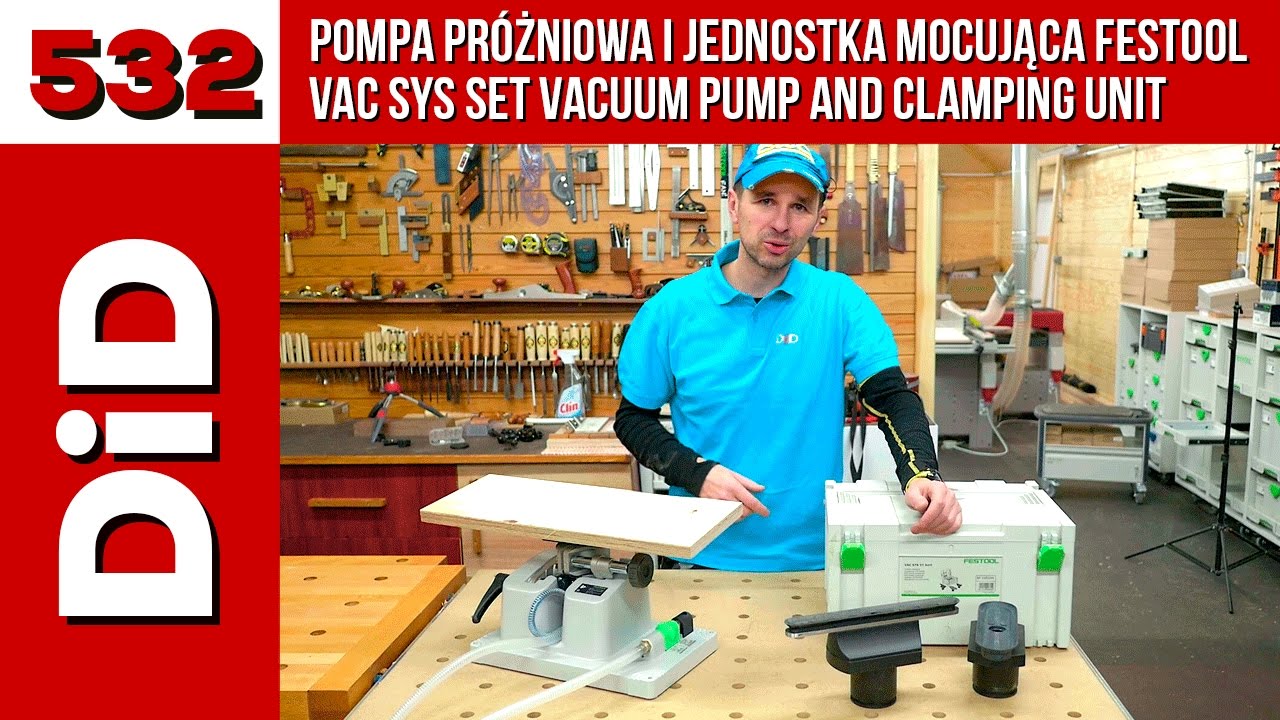532. Pompa próżniowa i jednostka mocująca Festool VAC SYS Set / Vacuum ...